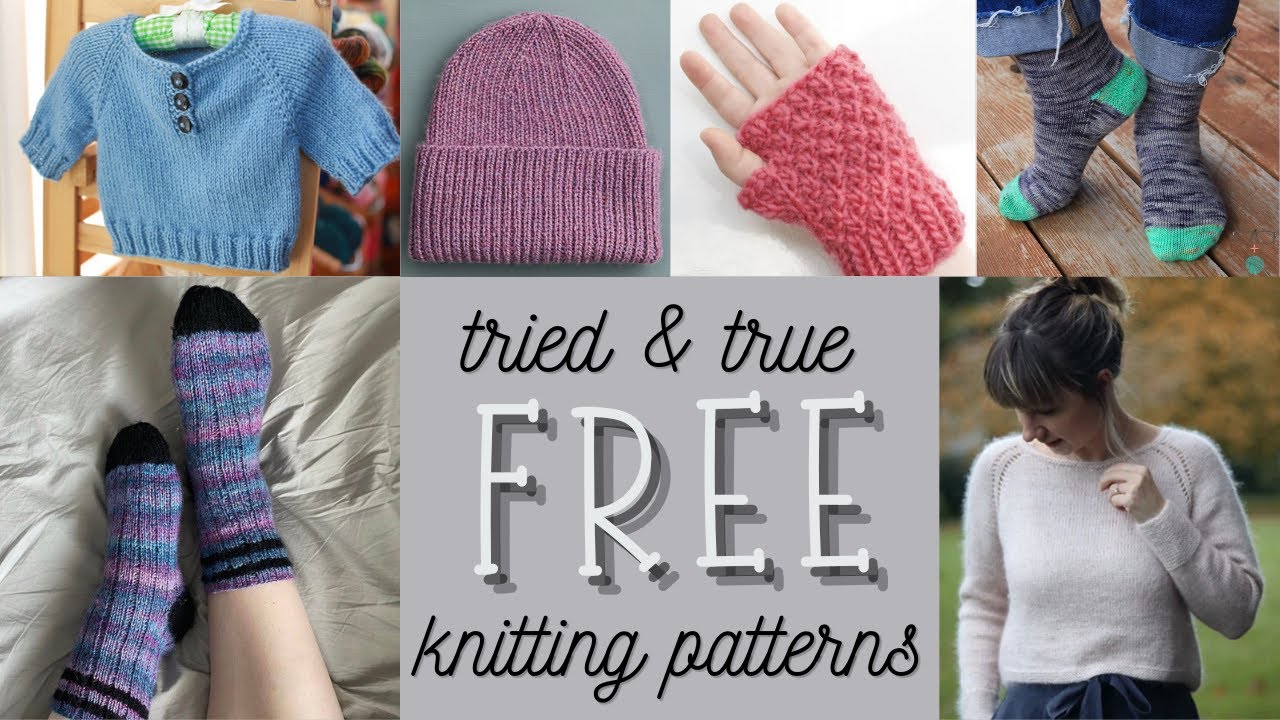 Six FREE knitting patterns I've actually tried // Knit & chat honest ...