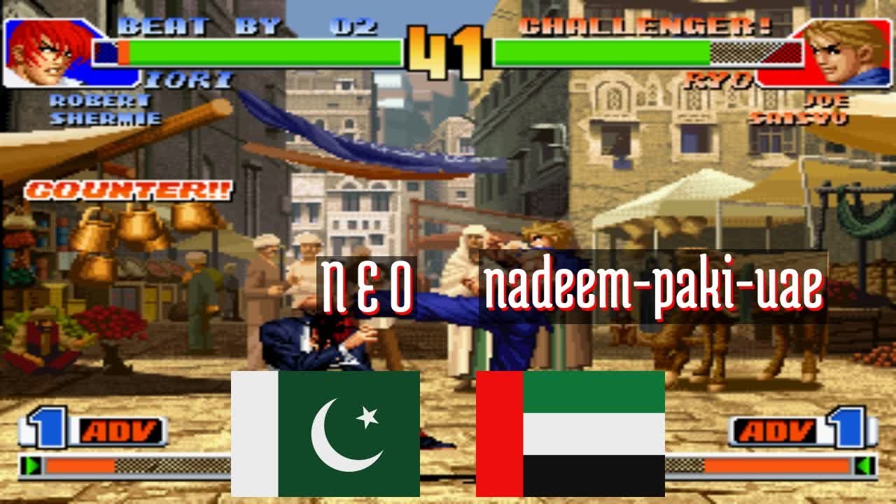 FT10 @kof98: N E O (PK) vs nadeem-paki-uae (AE) [King of Fighters 98 ...