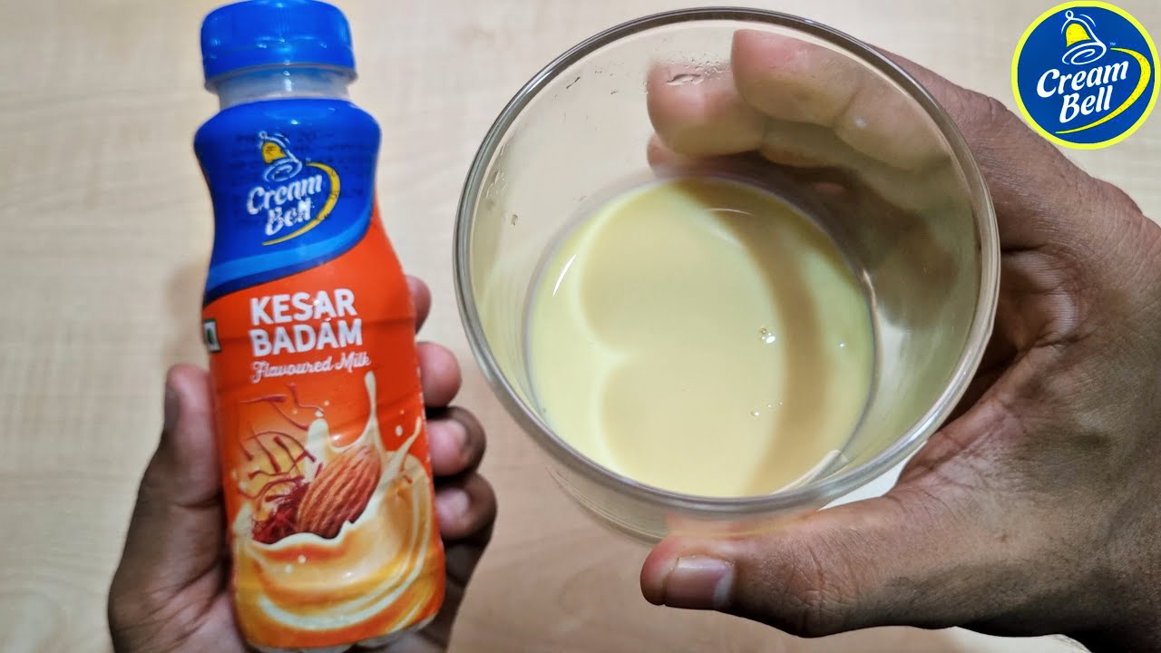 Cream Bell Kesar Badam Flavoured Milk | Ingredients, Taste, Price, Ad ...