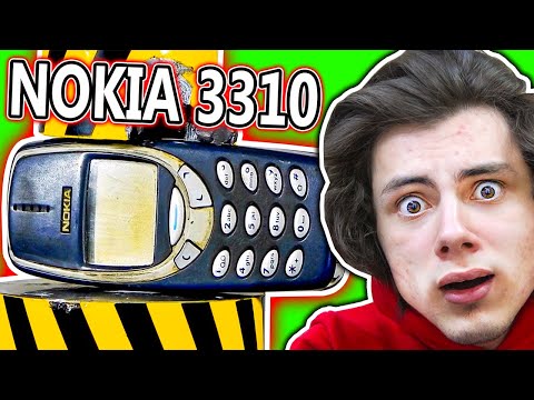 OHA DERSEN KAYBEDERSİN CHALLENGE (Hidrolik Pres ile Nokia 3310 Ezmek)
