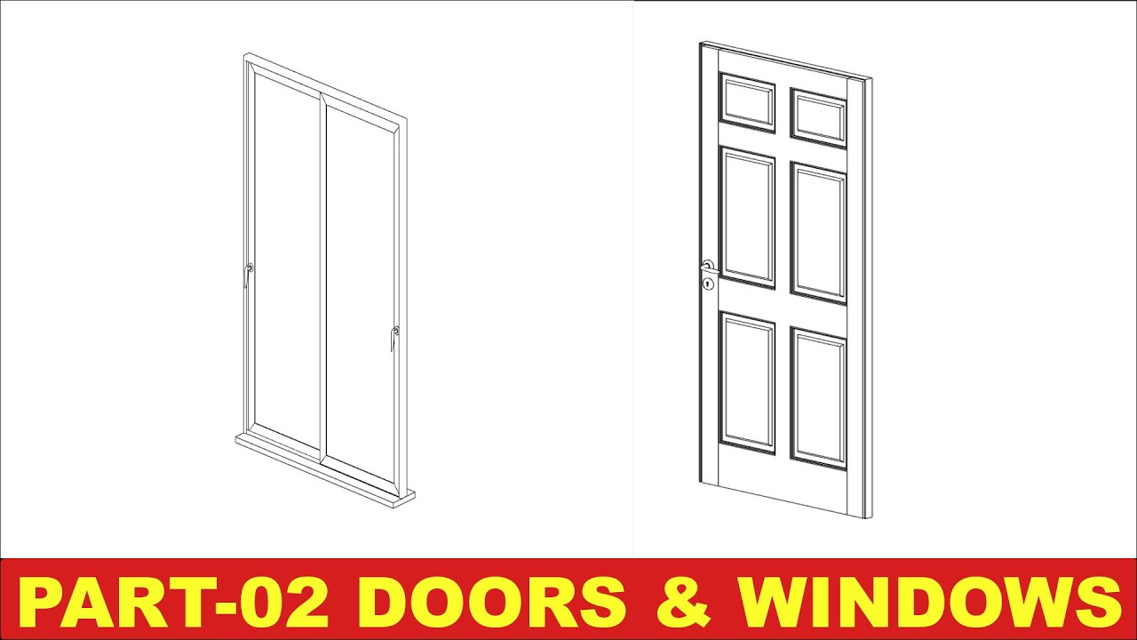 PYTHA 3D CAD | Planner | Doors and Windows | Part 02 - YouTube