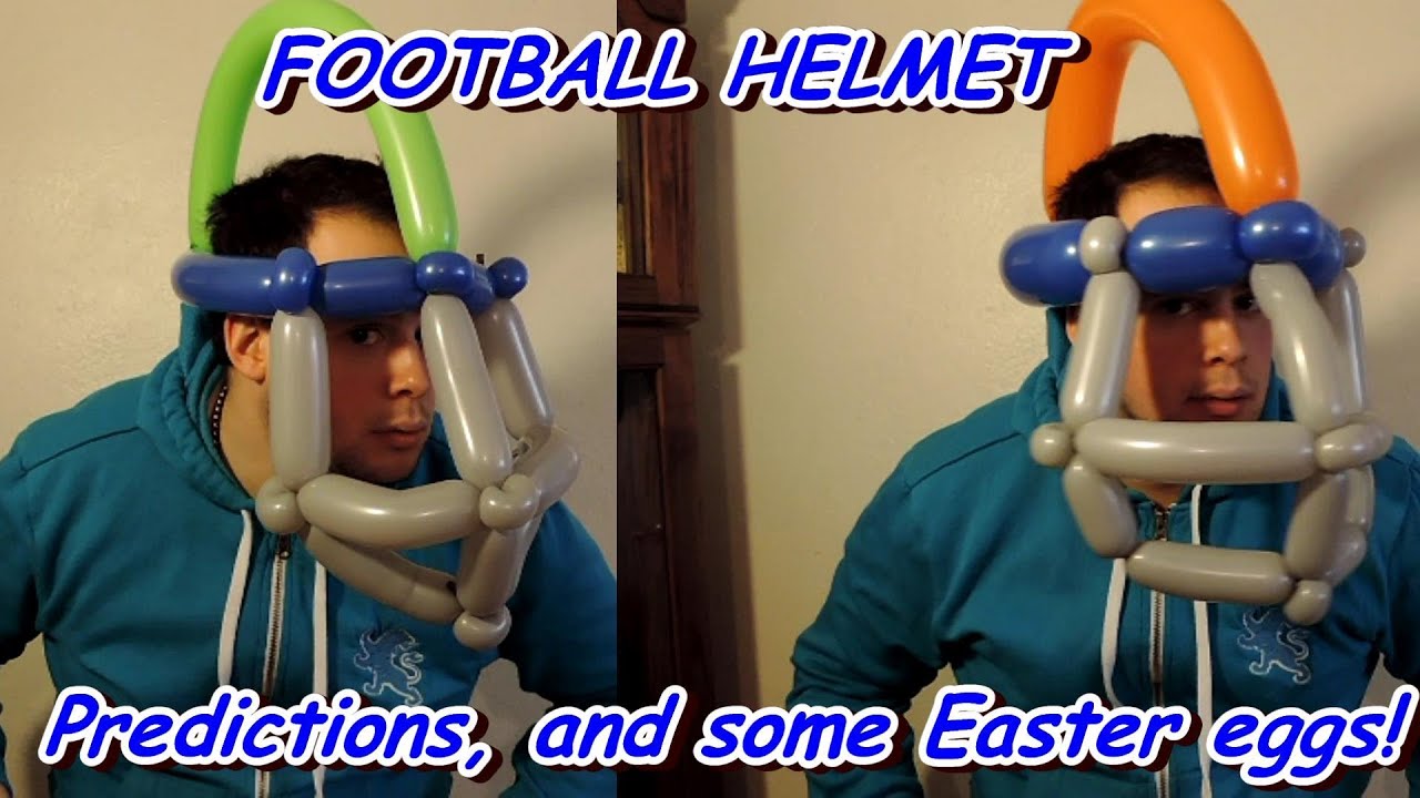 Football helmet, some easter eggs, and a PREDICTION!! - YouTube