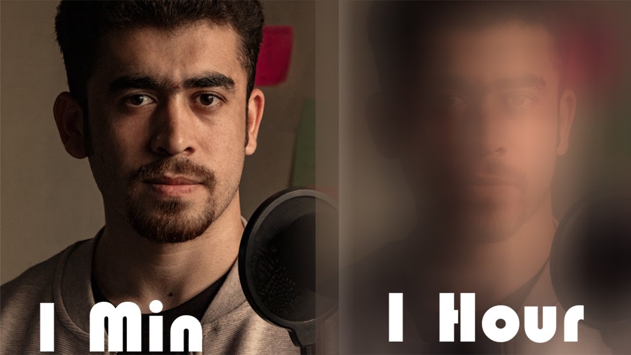 1 Min Vs 1 Hour Photo Editing Challenge - YouTube
