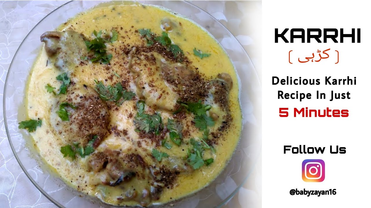 karrhi recipe - YouTube