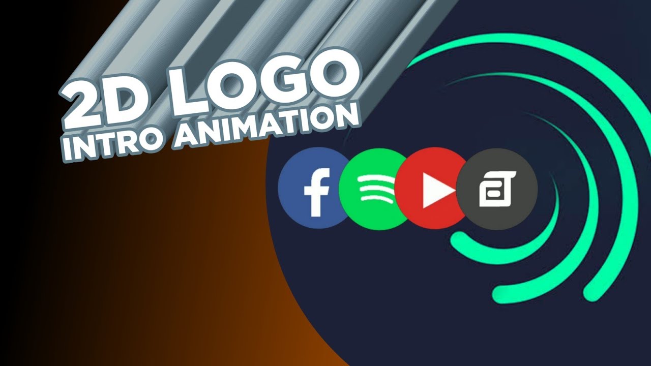 2D logo intro animation | Youtube channel intro | Alight Motion ...