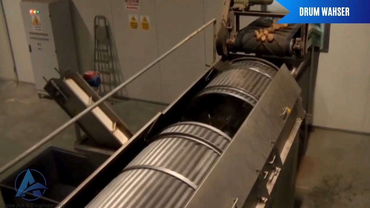 Rotary Dum Washer for Rool Vegetable | Root Vegetable Washer Machine ...