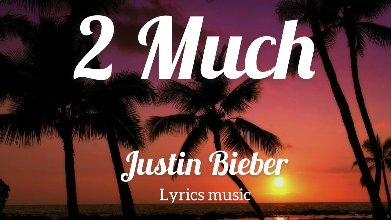 2 Much - Justin Bieber (Lyrics) Song - YouTube