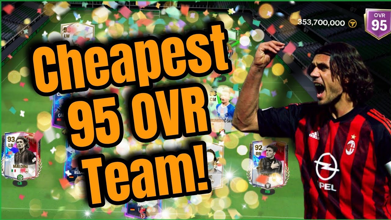 Cheapest 95 OVR Team Upgrade With Maldini & Zanetti || FC Mobile 24 ...