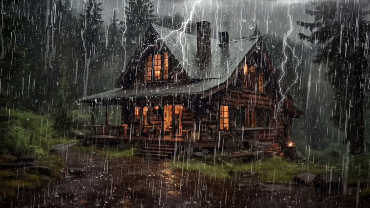 Fall Asleep After 2 Minutes With Heavy Rain In The Forest - Rain on a ...
