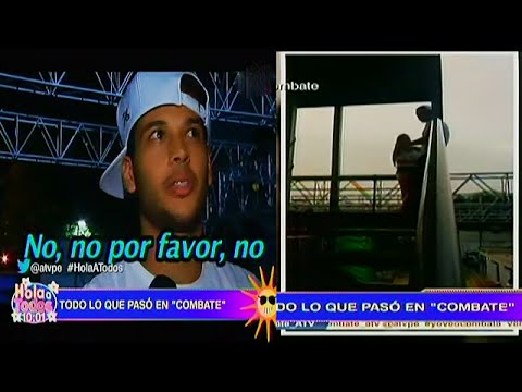 HOLA A TODOS 22/03/16 LO MEJOR DE COMBATE: EL AMPAY A BRUNO ROCHA, MANUELA Y PABLO...