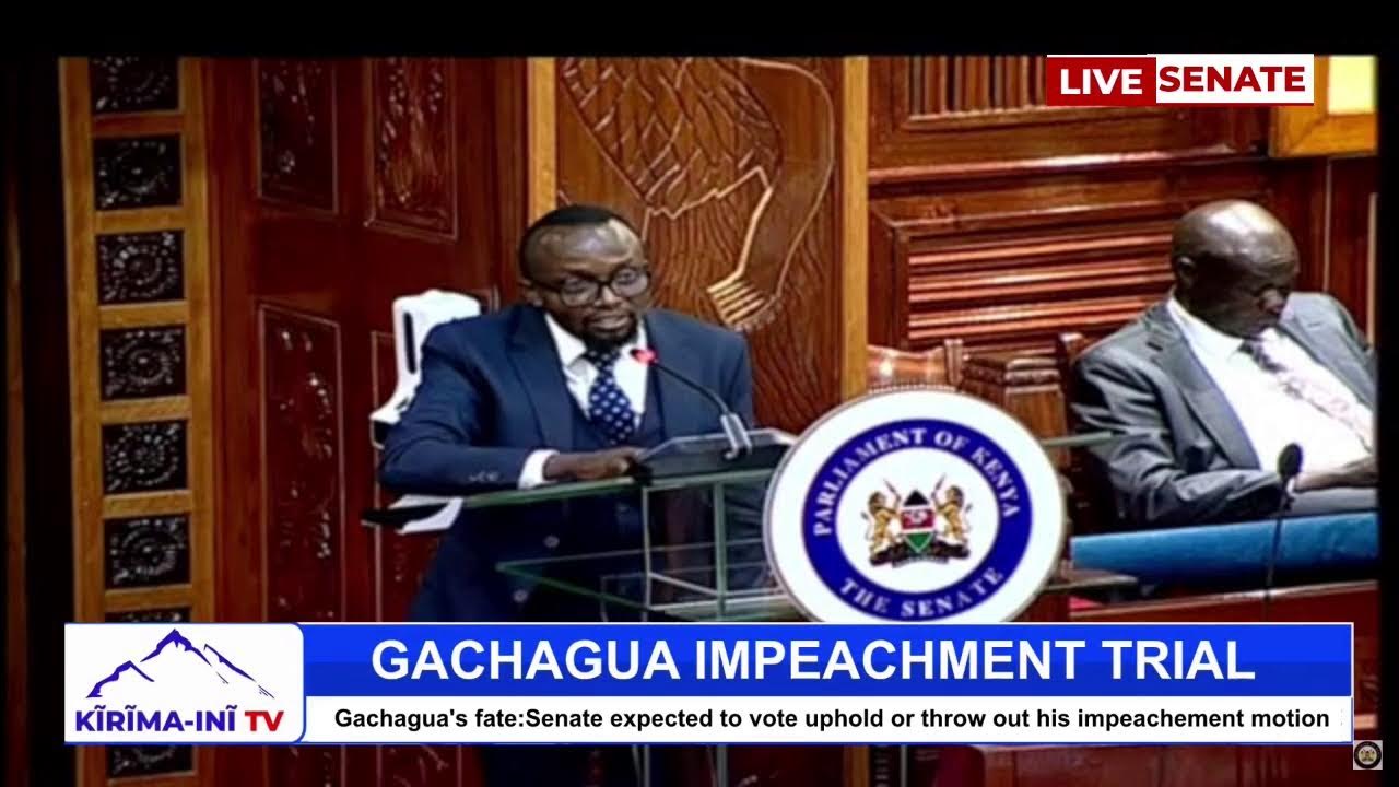 LIVE COVERAGE: GACHAGUA'S FATE DP GACHAGUA IMPEACHMENT MOTION - YouTube