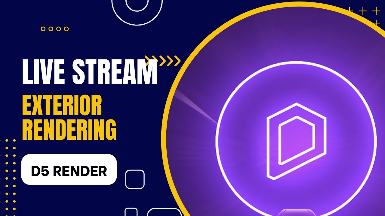 [LIVE STREAM] EXTERIOR RENDERING D5 RENDER | Private house 309 - YouTube