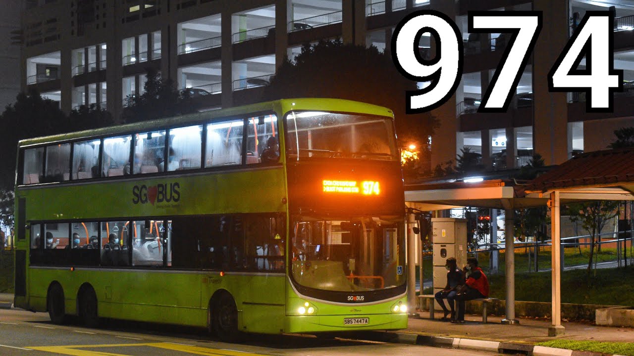 SBS Transit Bus Service 974 [Volvo B9TL (CDGE) Joyride] - YouTube
