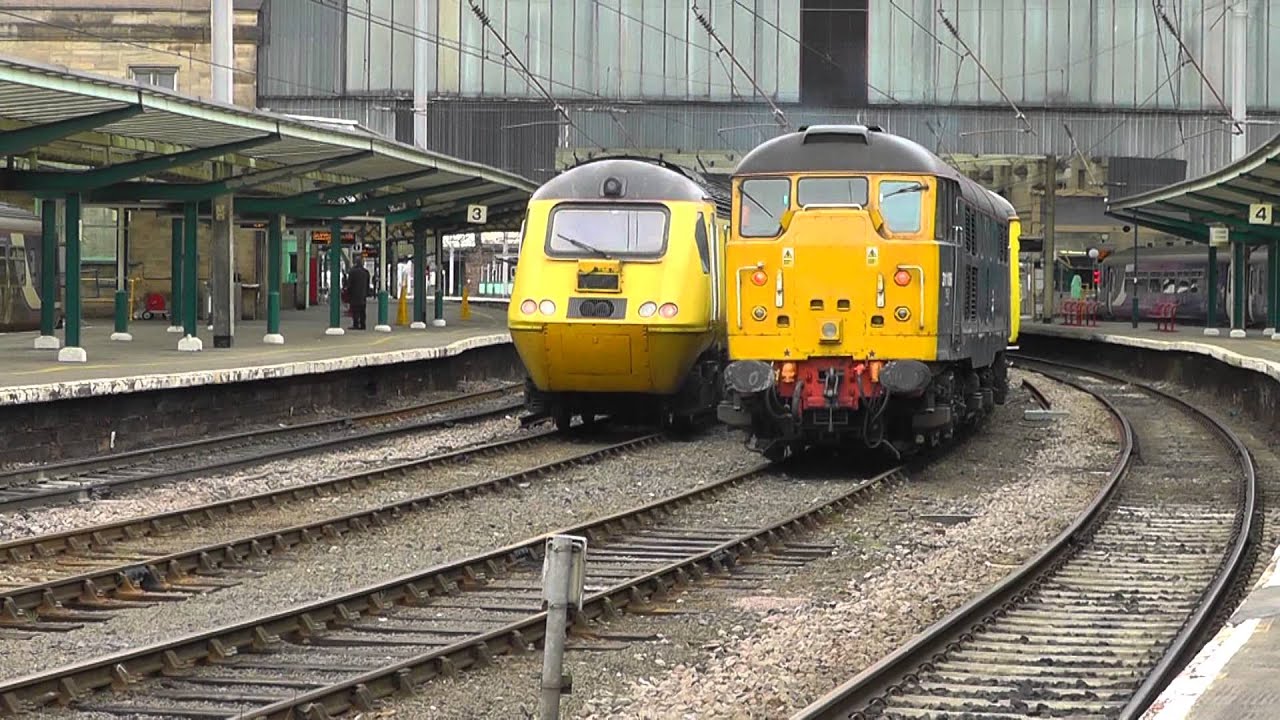 1Q13 Derby to Millerhil NR Test Train Class 97 No 97304 & Class 31 No ...