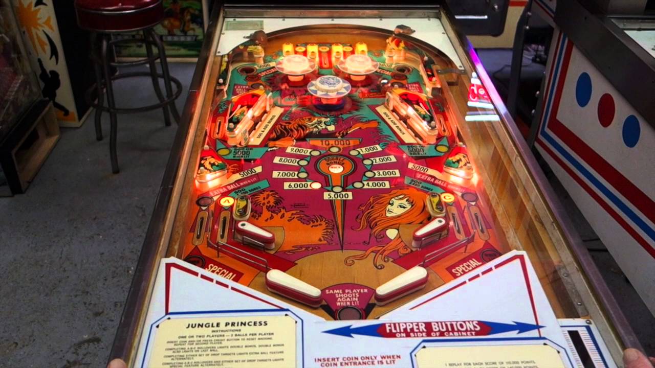Gottlieb Jungle Princess - YouTube