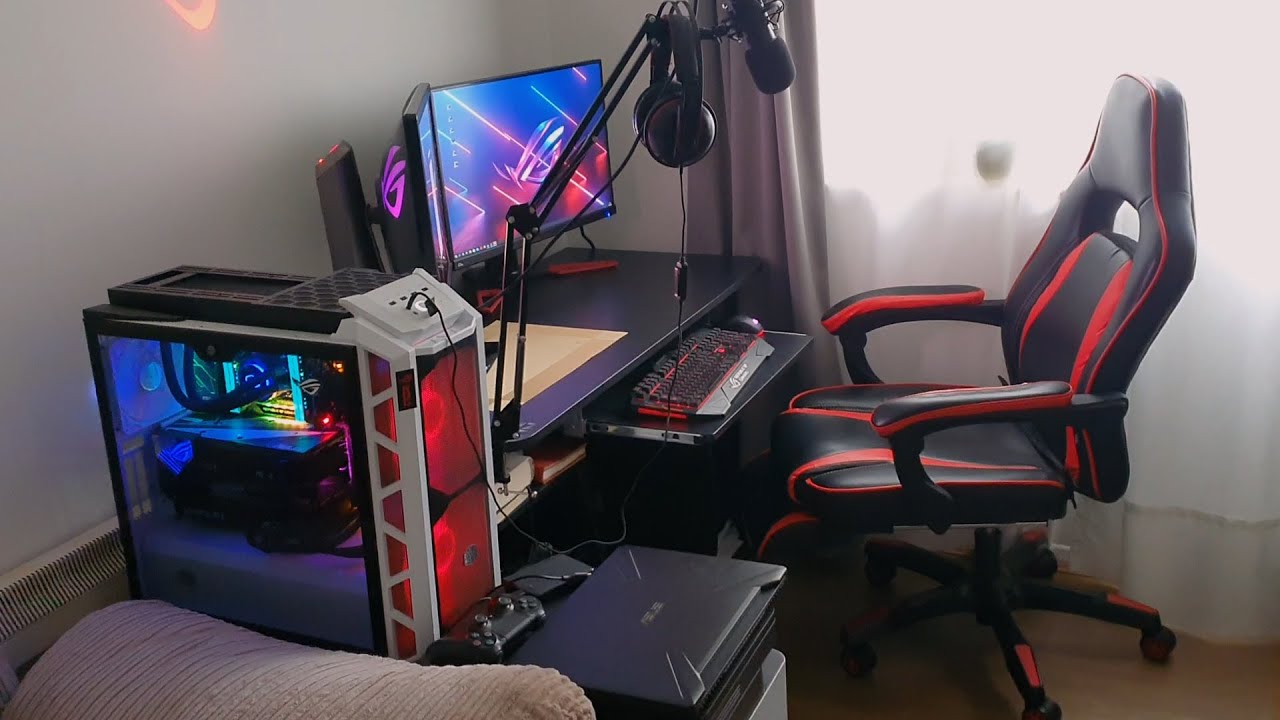 2Monitors Gaming Setup 2020 || All ASUS ROG - YouTube