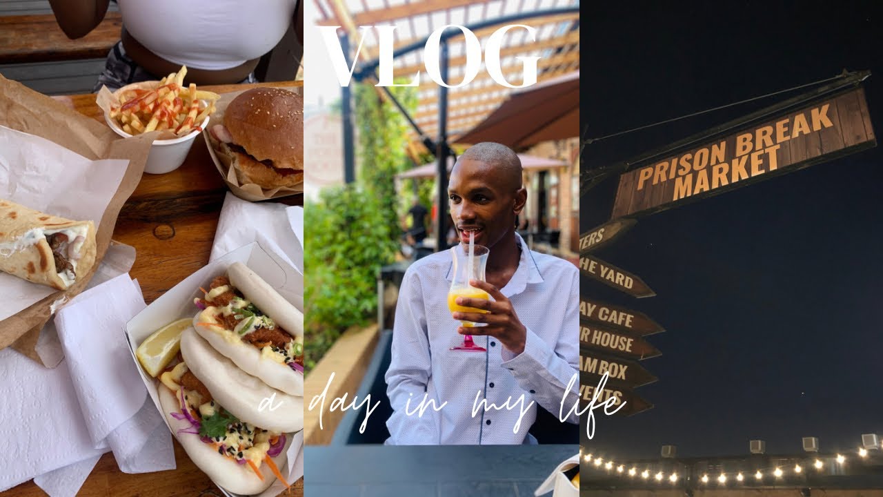 prison break market + outing with friends - YouTube