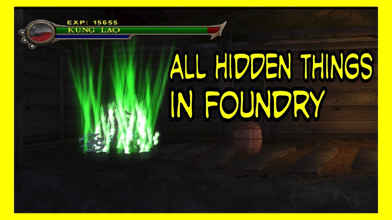 All Foundry Map Secrete | Mortal Kombat Shaolin Monks - YouTube