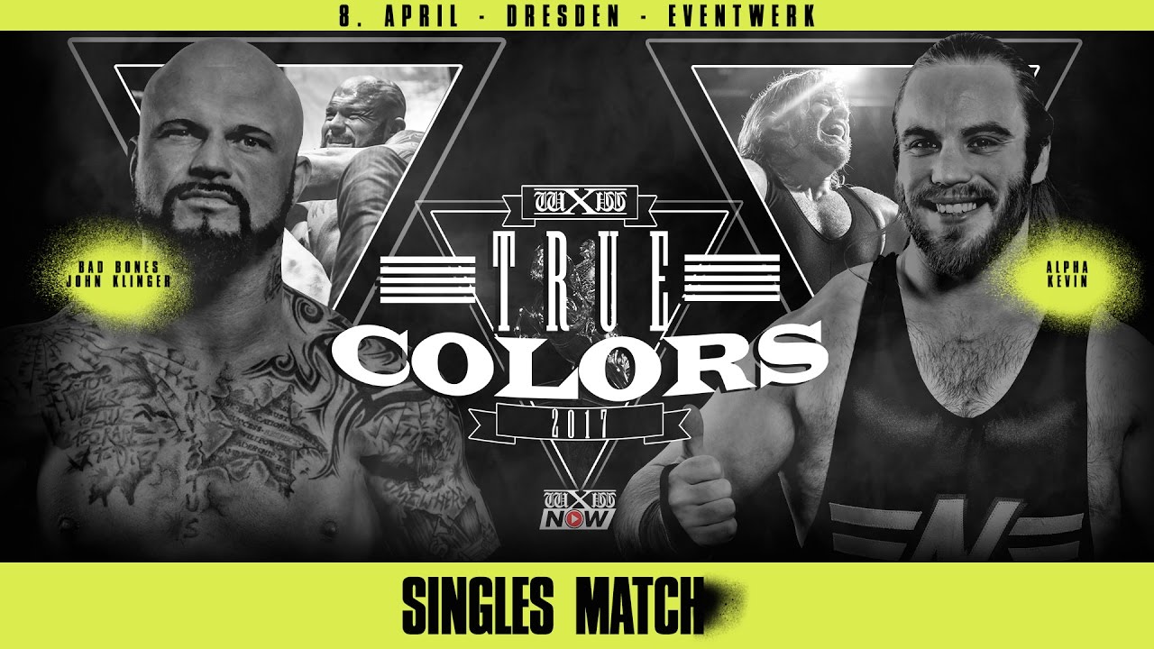 Bad Bones vs. Alpha Kevin am 08.04. bei wXw True Colors - YouTube