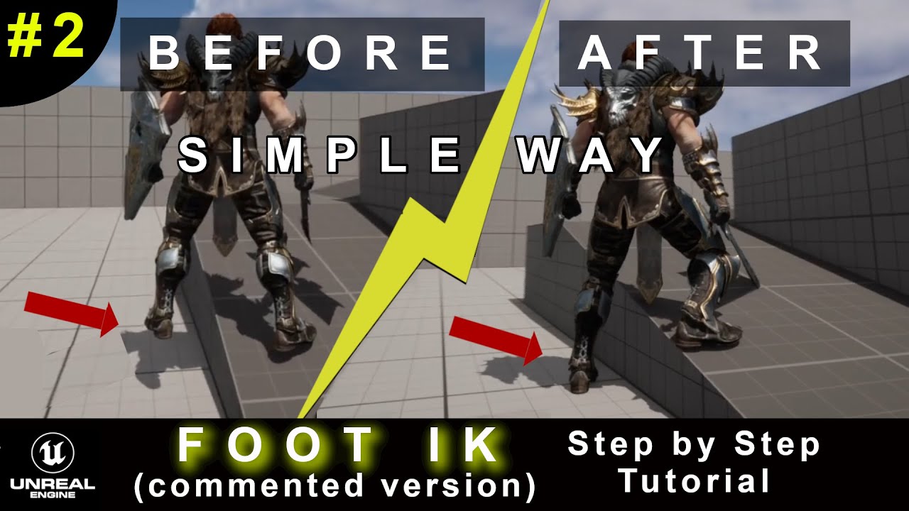Implements Foot IK / Unreal Engine 5 Tuto step by step (Commented ...
