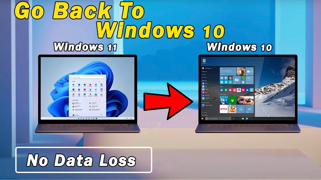 How To Officially Go Back To Windows 10 from Windows 11 | No Data Loss ...