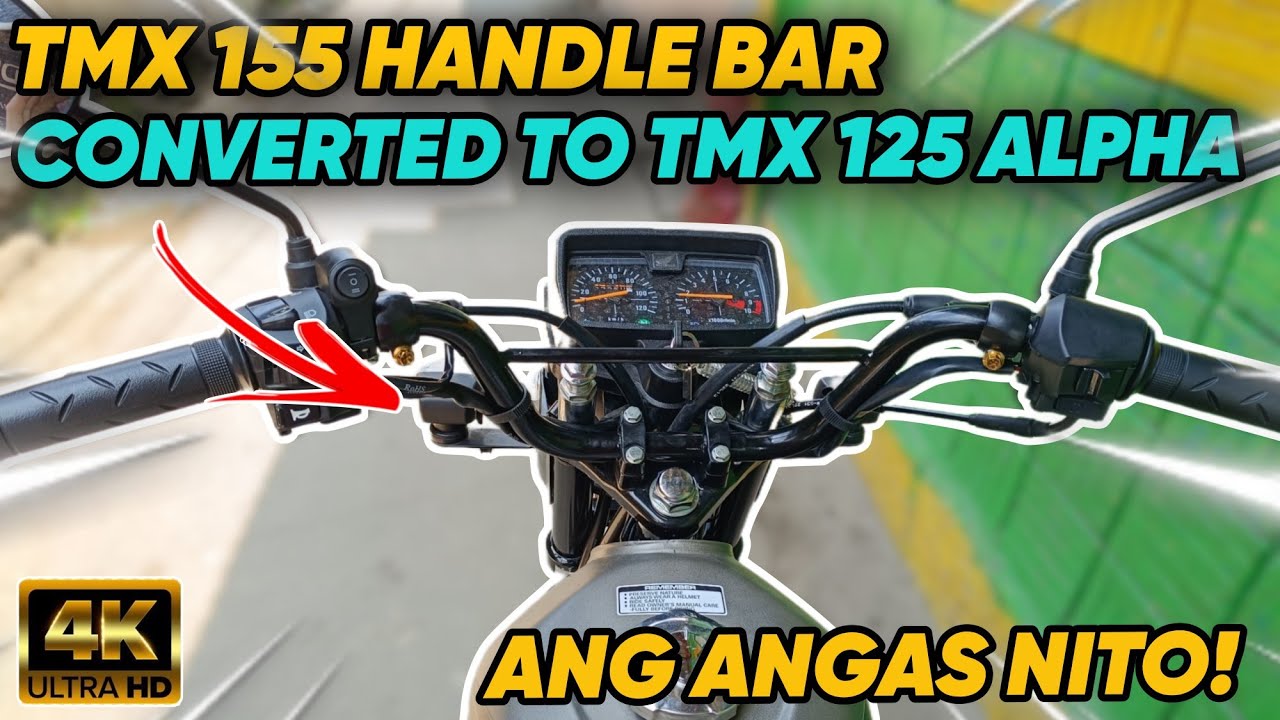 PAANO MAG CONVERT NG TMX 155 HANDLE BAR SA TMX 125 ALPHA - YouTube