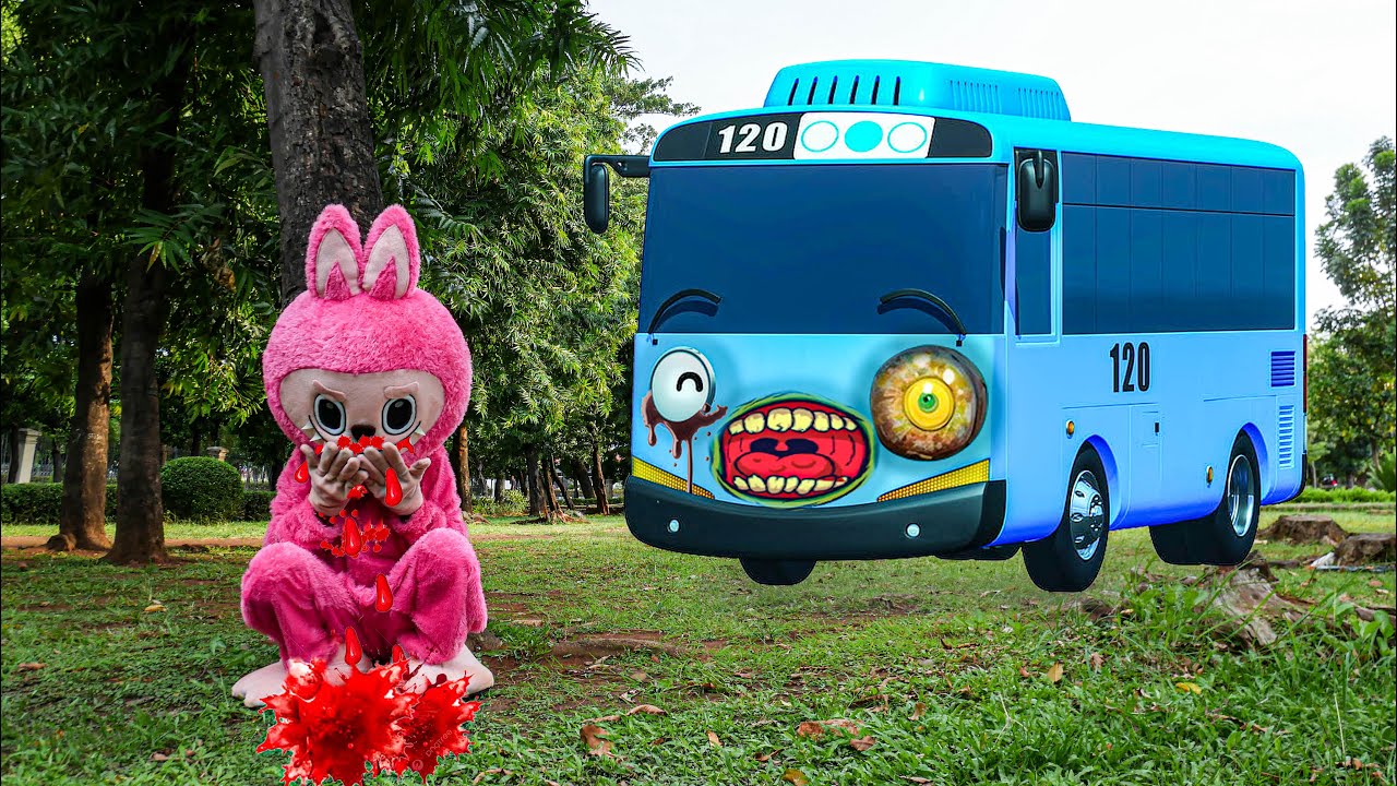 BADUT LABUBU MUNTAH DAR4H!!! BADUT BOBOIBOY DAN UPIN VS H4NTU BUS TAYO ...