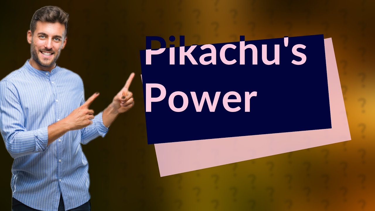 Why is Ash's Pikachu stronger? - YouTube