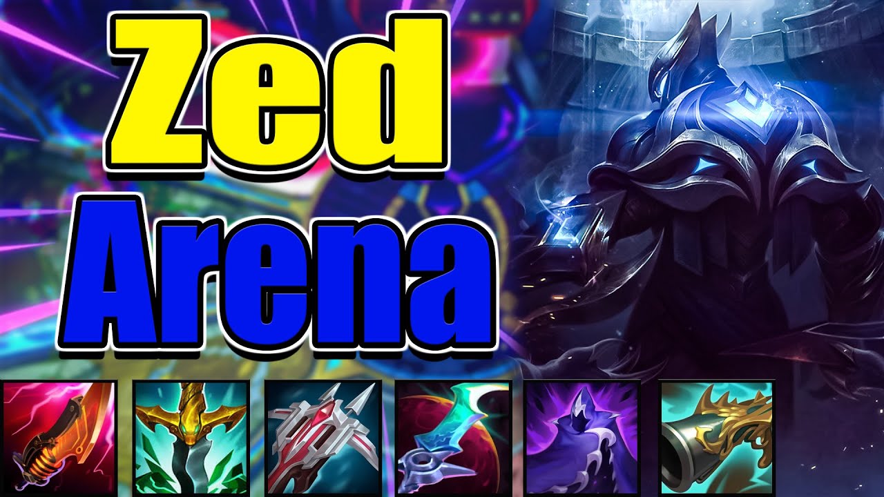 Unleash the SHADOW! The MOST OP ZED Build for ARENA!!🐱‍👤😈 - YouTube