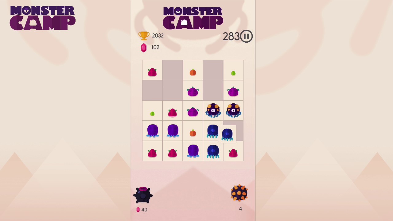Monster Camp - a puzzle game with merged growing monsters, unlimited ...