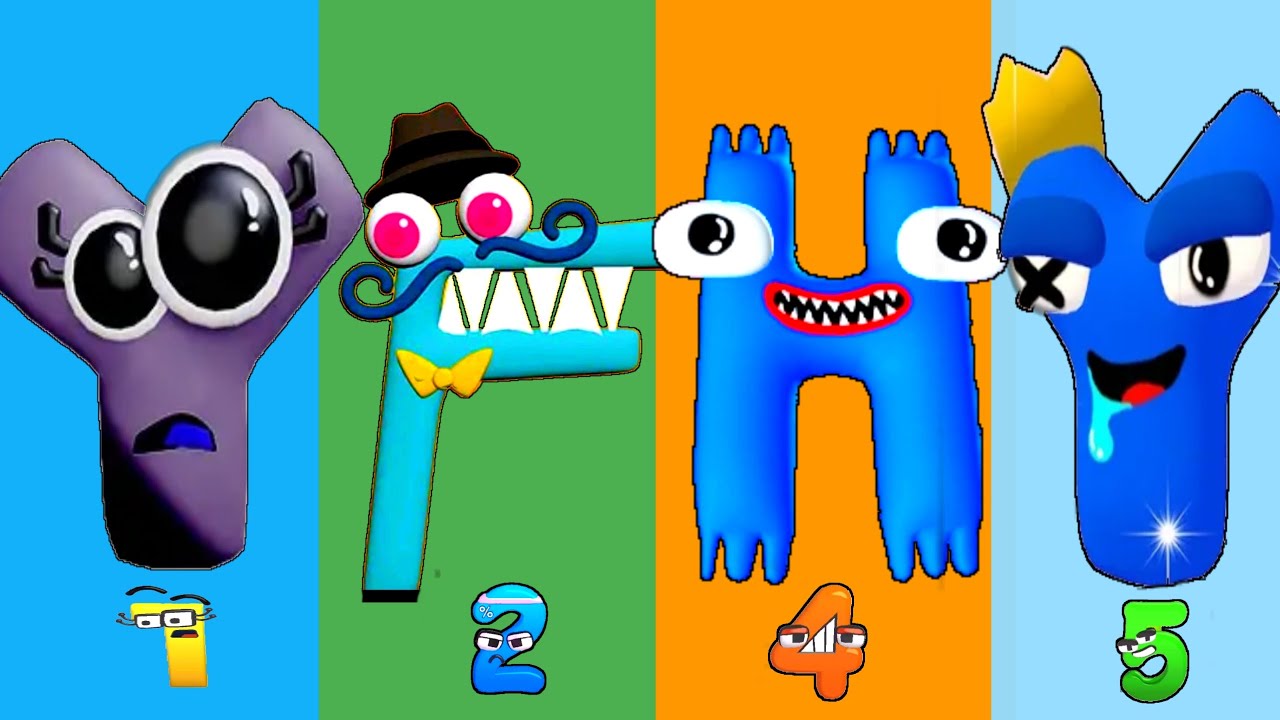 Merge Alphabet ABC Fusion Rainbow Vs Merge Alphabet Number Lore ⭐⭐⭐⭐⭐ ...