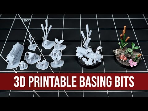 Make Your Bases Look Amazing With 3D Printable Basing Bits - YouTube