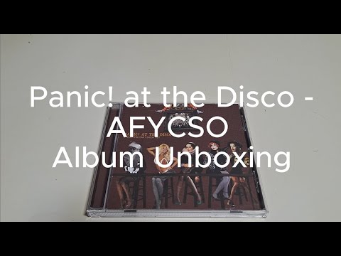 AFYCSO A Fever You Can't Sweat Out - Panic! at the Disco Album Unboxing ...