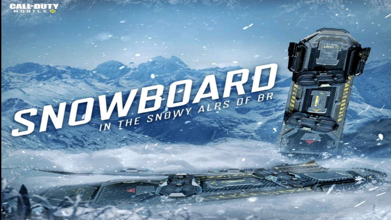 Call Of Duty Mobile New Snowboard vehicle in Battleroyale || COD Mobile ...