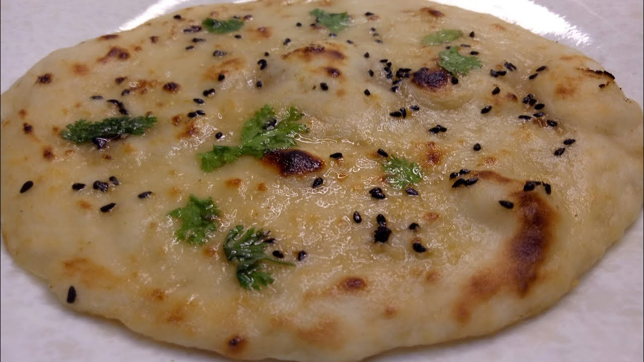 How To Make Naan At Home / No Oven No Tandor Easy & Quick Ginger Naan ...