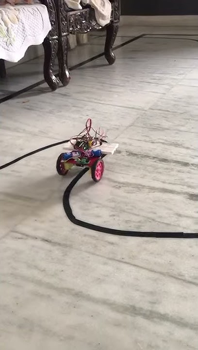 line following robot by using arduino uno and L293D motor driver - YouTube