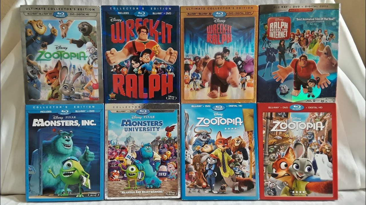 Unboxing Monsters, Inc. Zootopia and Wreck-It Ralph - YouTube