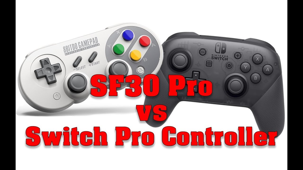 🎮 8Bitdo SF30 Pro VS Nintendo Switch Pro Controller + Tastengeräusche [ Deutsch | Vergleich | HD ...