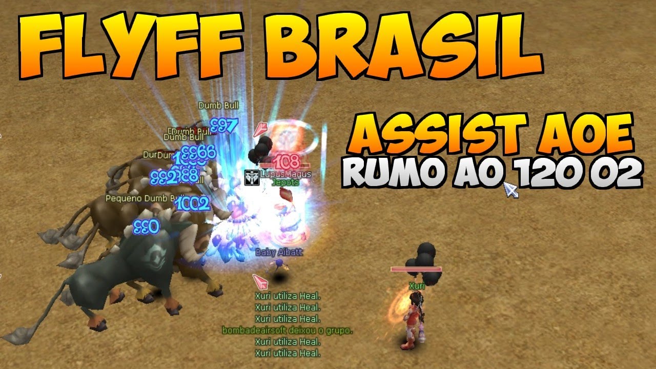 FLYFF BRASIL GPOTATO: ASSIST AOE 28~35 - YouTube