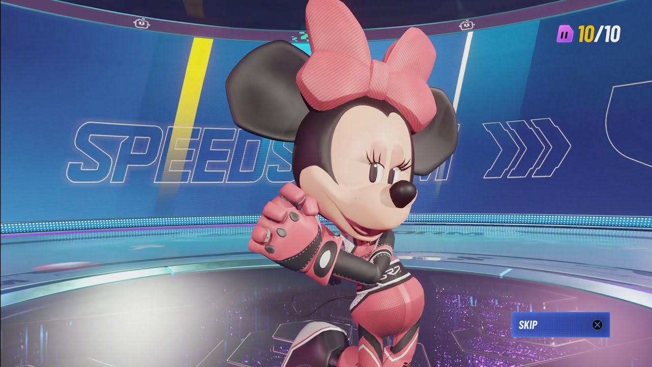 MINNIE MOUSE - New Racer Entrance - Disney Speedstorm - YouTube