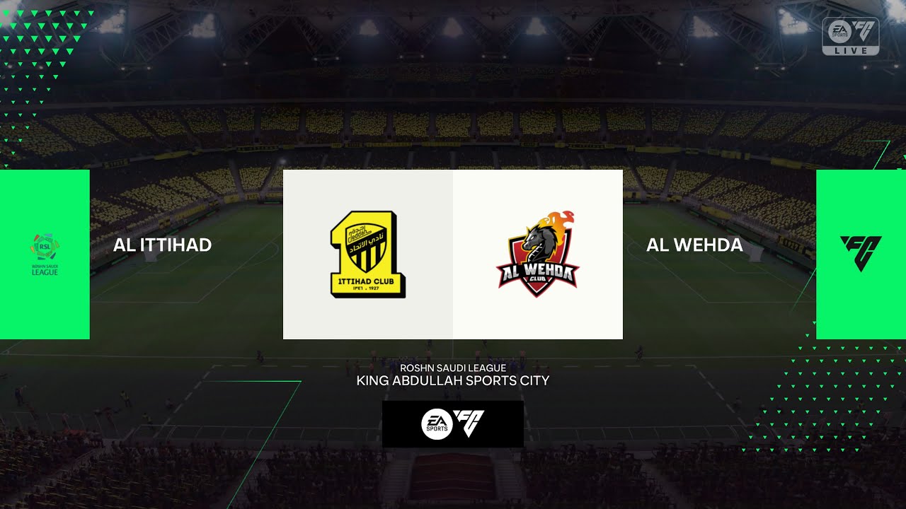 Al Ittihad Vs Al Wehda Saudi Arabia Pro League 15th September 2024