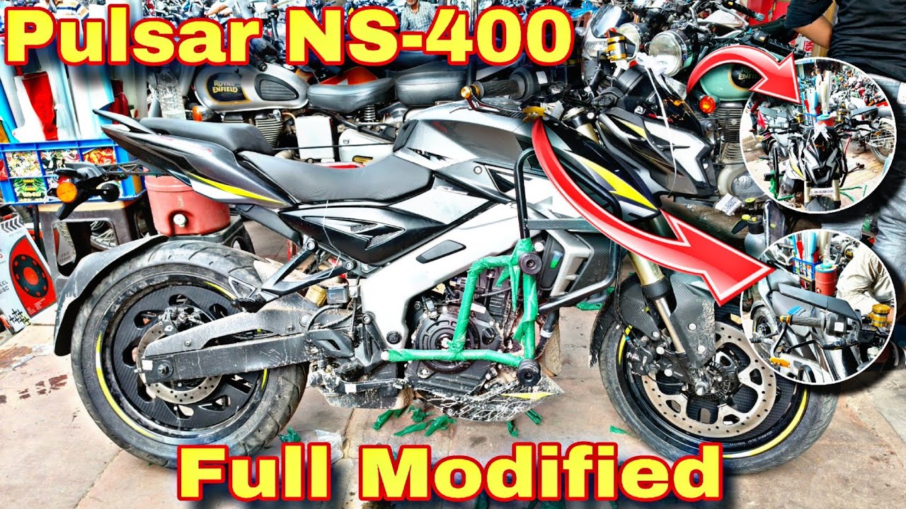 BAJAJ PULSAR NS-400 😎 New Model 2024 🔥 Full Modified Accessories 💯 Best ...