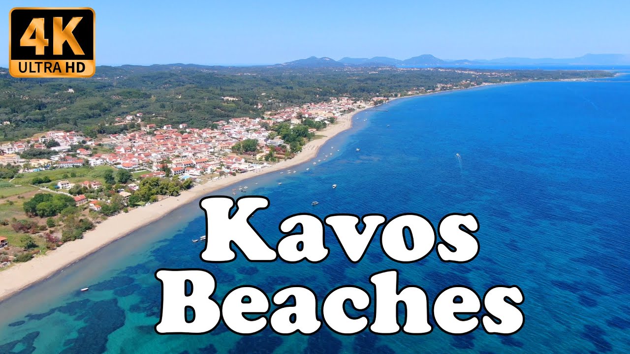 Kavos Beach Corfu, Greece in 4K. All Kavos Beaches, Lefkimmi. Kavos ...