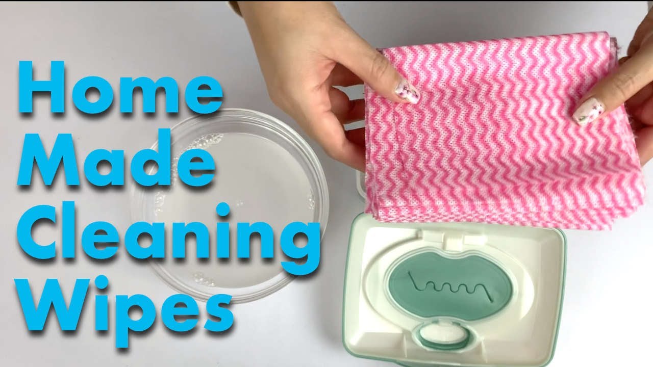 Easy DIY Homemade Cleaning Wipes - YouTube