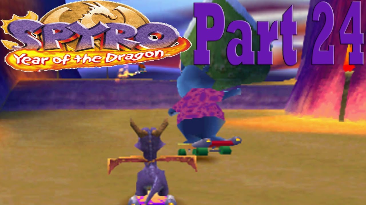 Spyro 3: Year of the Dragon [Part 24] Radical Skate Board Race! - YouTube