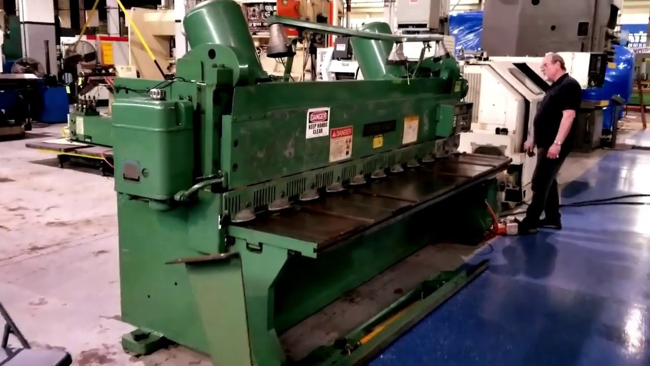 Cincinnati Shear 2CC10 - YouTube