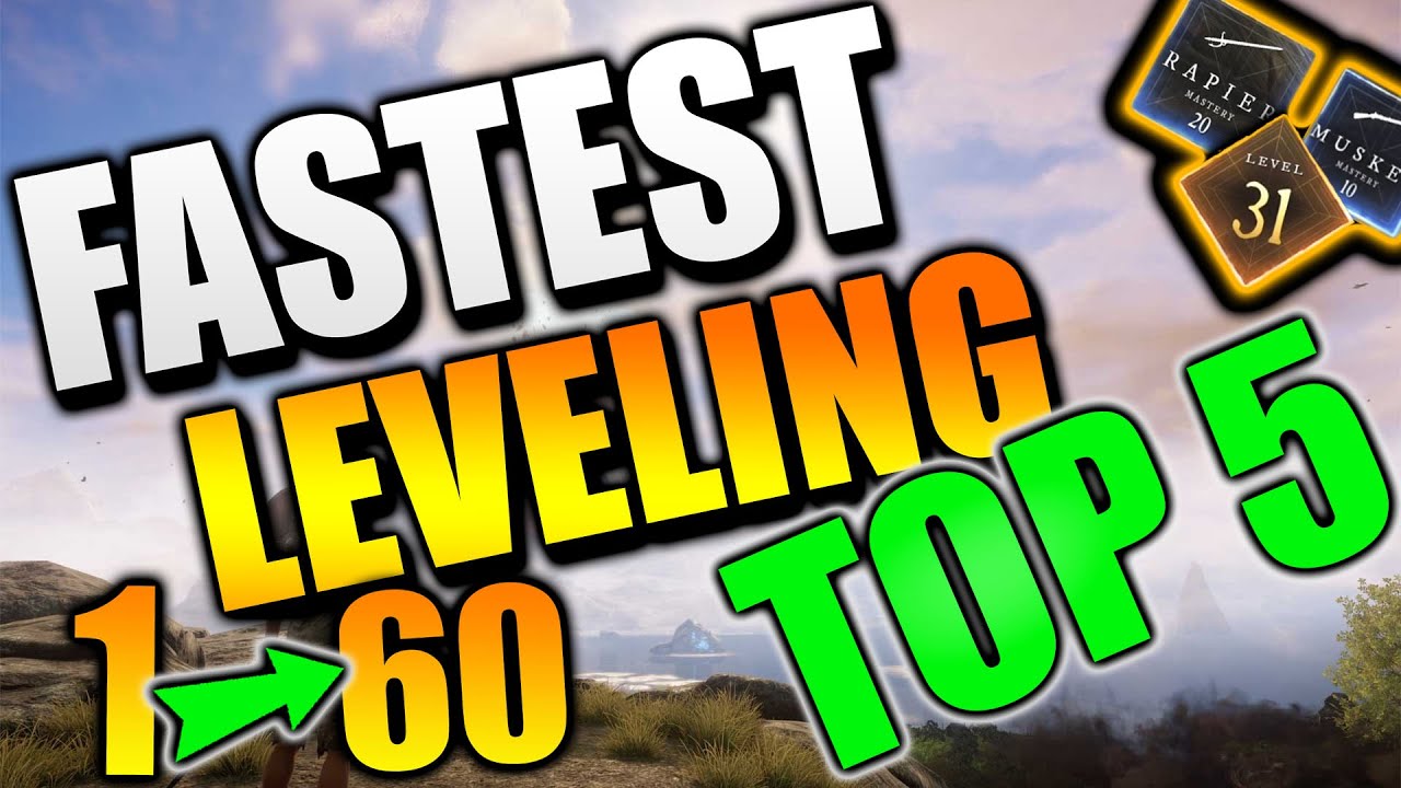 Top 5 LEVELING Guide in New World MMO! *UPDATED* New World Leveling ...