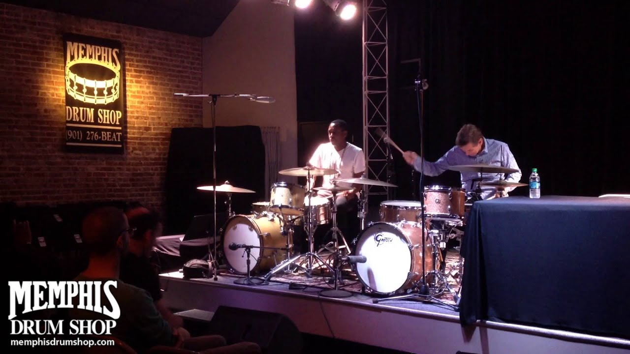 Steve Jordan & Chris Parker Drum Duet at Memphis Drum Shop - YouTube