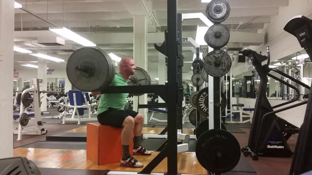 Red5Fitness - Above Parallel Box Squat - YouTube