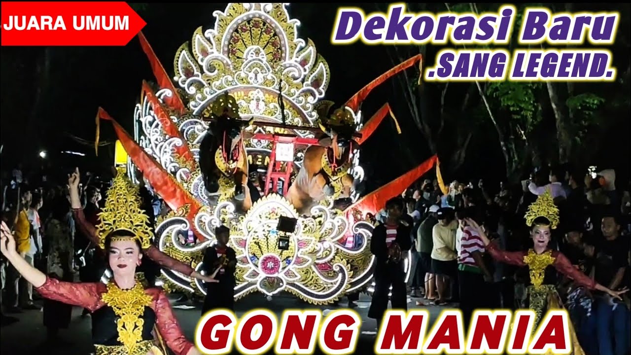 GONG MANIA Juara Umum Lomba Musik Tong Tong Sumenep 2022 Dengan Dekor ...